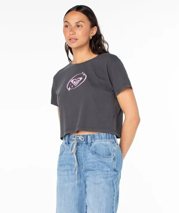 Roxy Saturn Classic Cropped Boxy Tee
