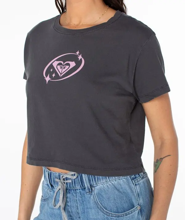 Roxy Saturn Classic Cropped Boxy Tee