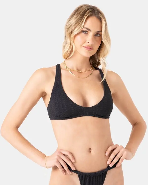 Roxy Haleiwa Bralette - Anthracite
