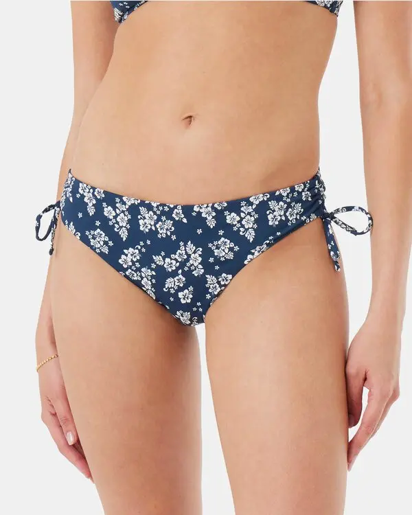 Roxy Hibiscus Haven Hipster Lace Full Bikini Bottom - Mood Indigo