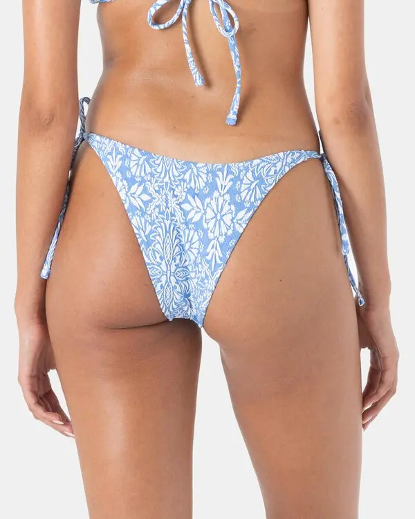 Roxy Tile Tranquility Tie Side Cheeky Bikini Bottom