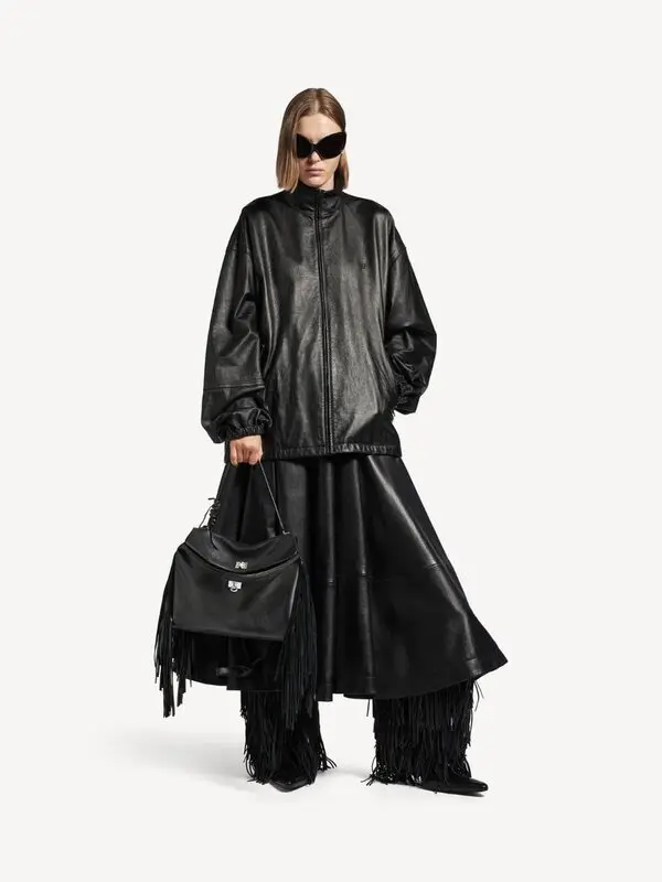 Balenciaga Rodeo Medium Handbag With Fringes