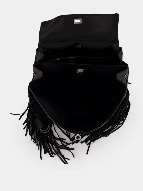 Balenciaga Rodeo Medium Handbag With Fringes