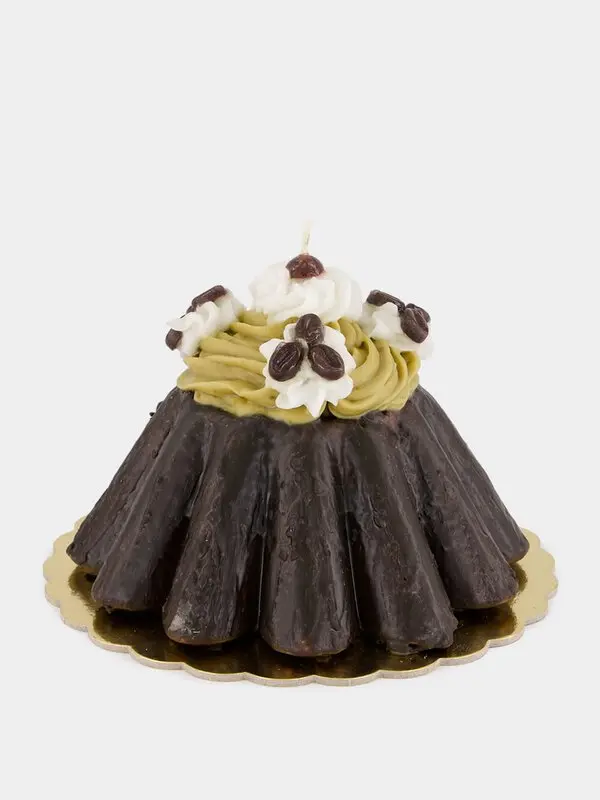 CERERIA INTRONA Coffee Pudding Wax Candle - Brown