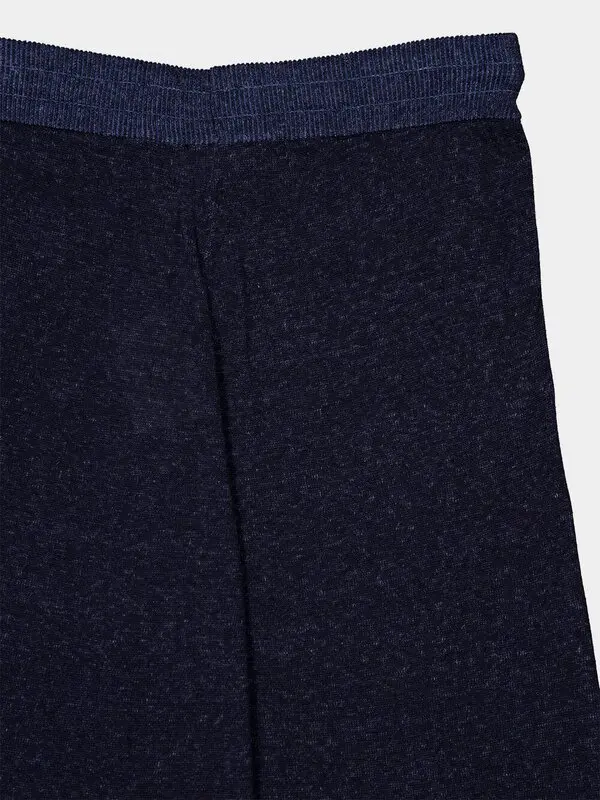 PIACENZA CASHMERE 1733 Silk And Linen Wide-leg Trousers