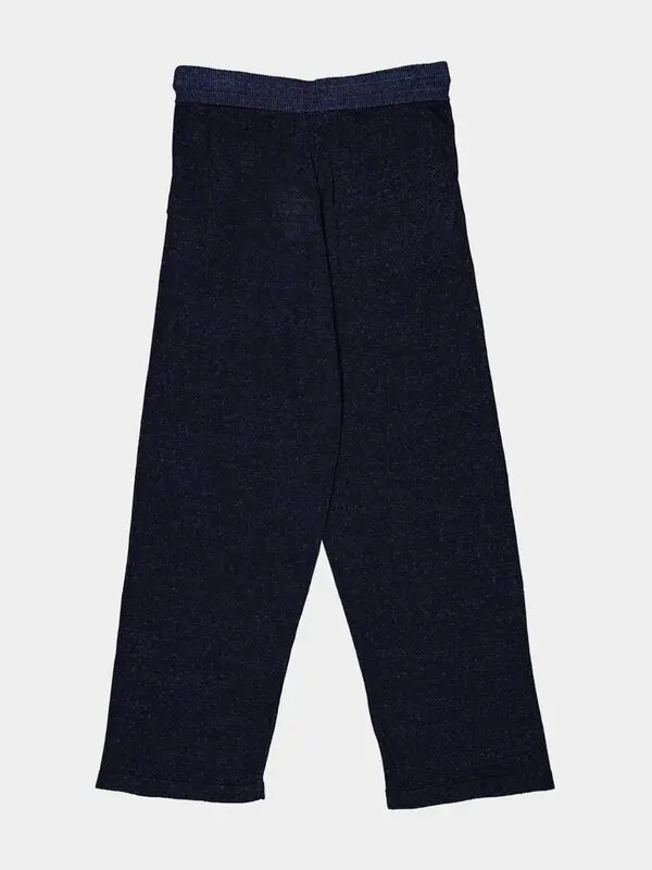 PIACENZA CASHMERE 1733 Silk And Linen Wide-leg Trousers