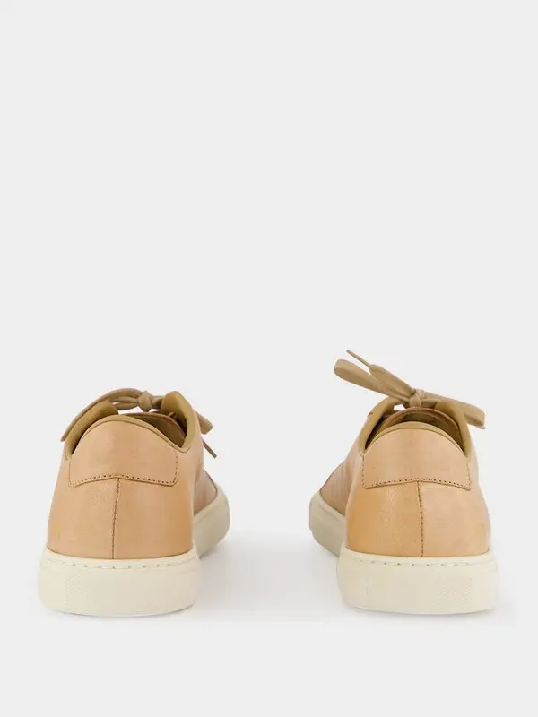 COMMON PROJECTS Achilles Slim Leather Sneakers - Brown