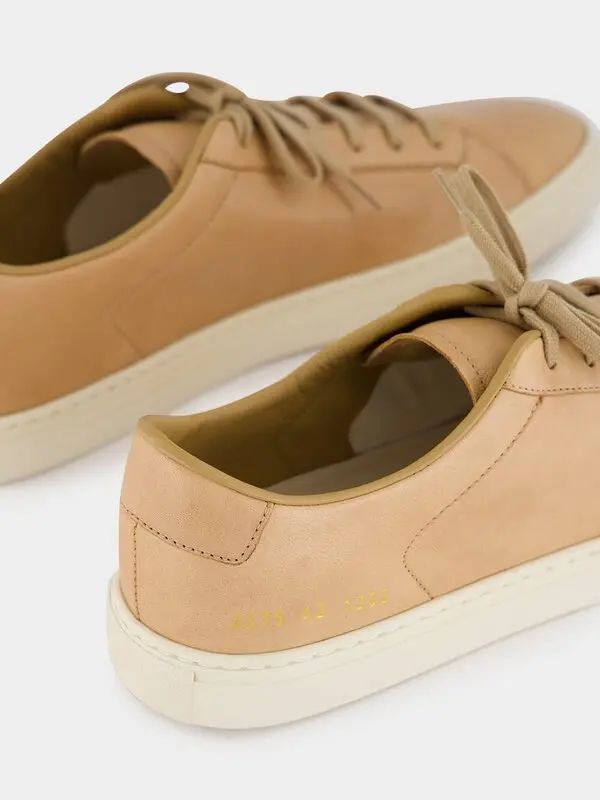 COMMON PROJECTS Achilles Slim Leather Sneakers - Brown