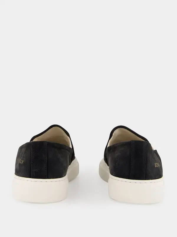 COMMON PROJECTS Minimal Slip-on Sneakers - Black