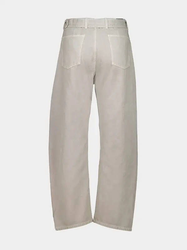 LEMAIRE Twisted Belted Trousers - Grey