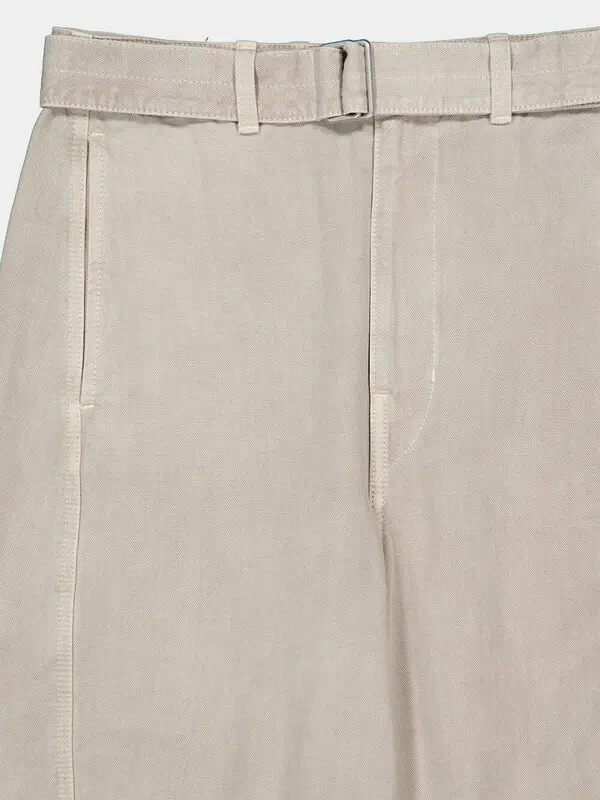 LEMAIRE Twisted Belted Trousers - Grey