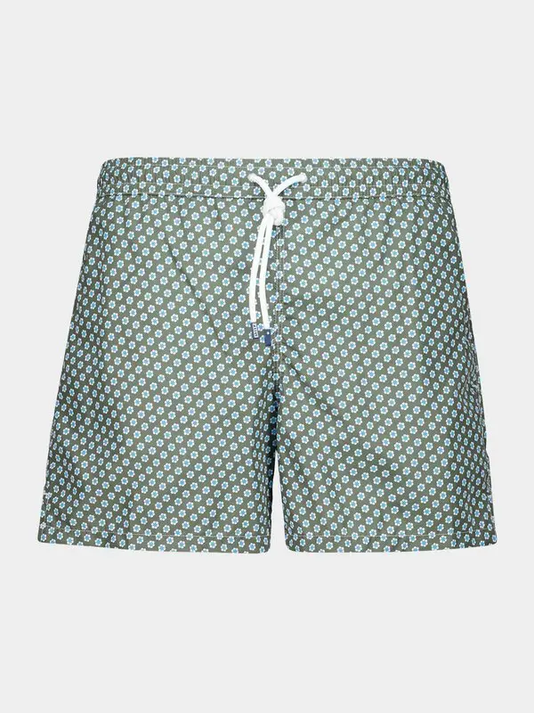 Fedeli Madeira Stars Swim Trunks - Green