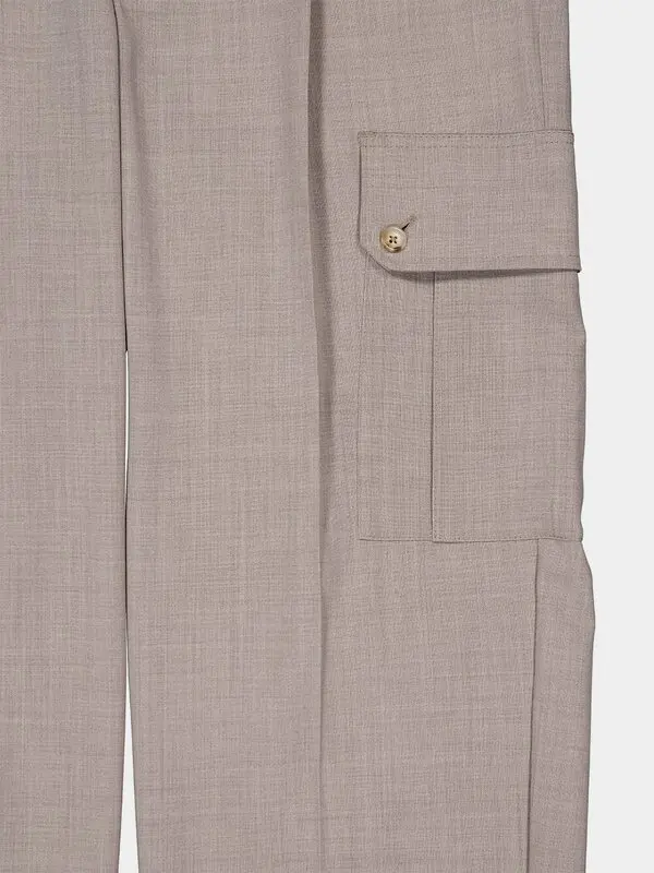 Dolce & Gabbana Wool Cargo Trousers