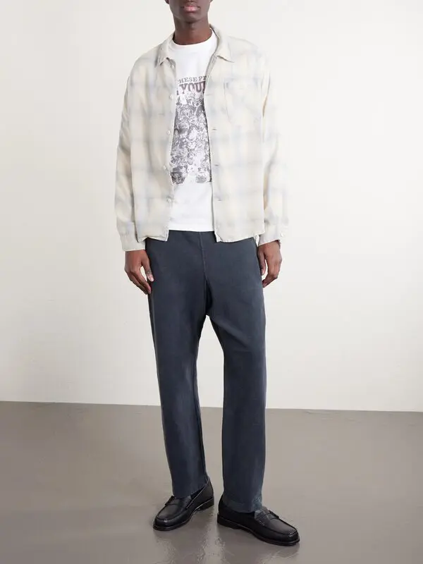 REMI RELIEF Viyella Checked Wool-blend Shirt