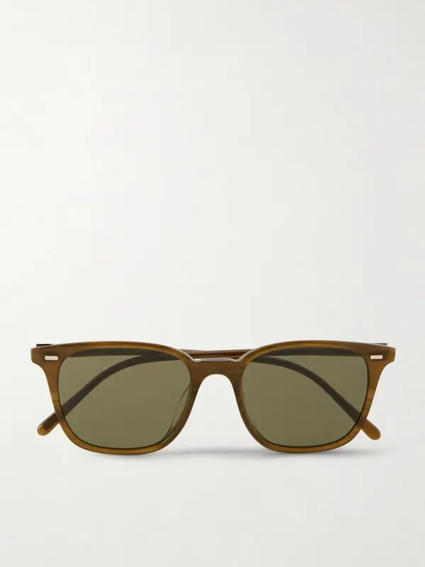 Oliver Spencer Laedin D-frame Sunglasses - Green
