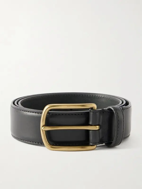 Officine Creative 4cm Leather Belt - Black