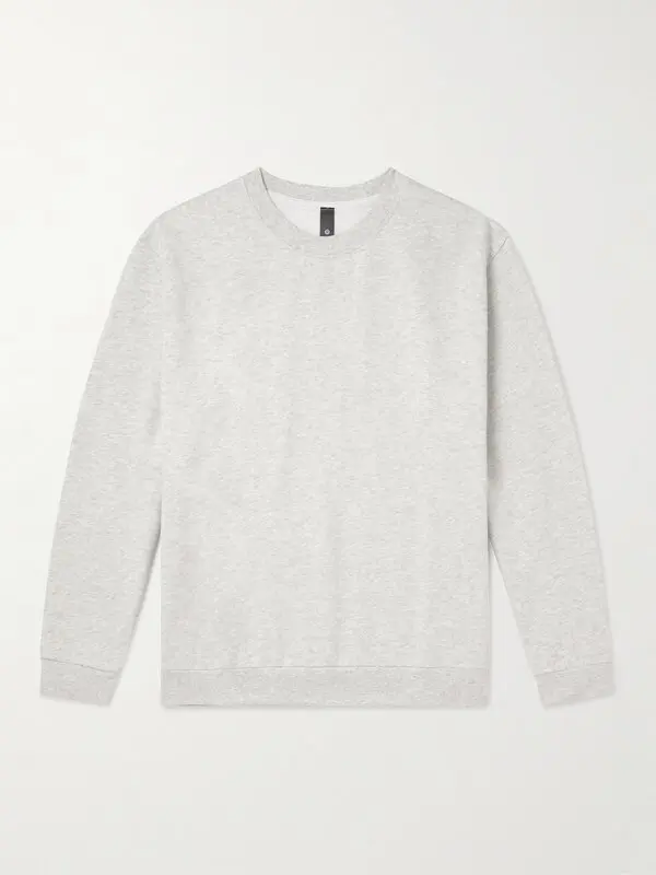 Lululemon Steady State Cotton-blend Jersey Sweatshirt