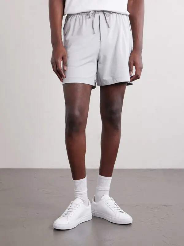 Lululemon Straight-leg Stretch Recycled-jersey Shorts