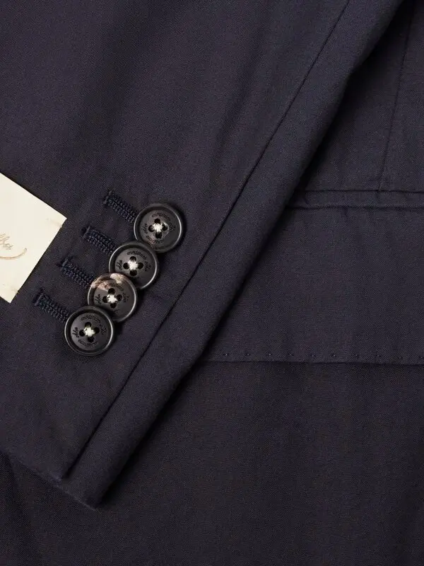 Massimo Alba Catch2 Cotton Suit Jacket - Blue