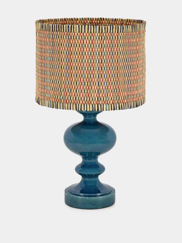 HOUSE OF CAPRICORN Cardosas Ceramic Lamp Base - Blue