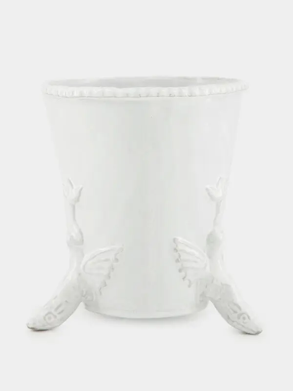 ASTIER DE VILLATTE Dragon Pot - White