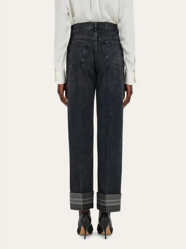 FERRAGAMO Turn-up Jeans