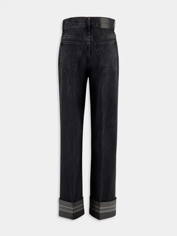 FERRAGAMO Turn-up Jeans
