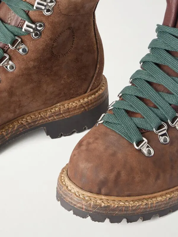 Visvim Whymper Folk Distressed Leather Boots - Brown
