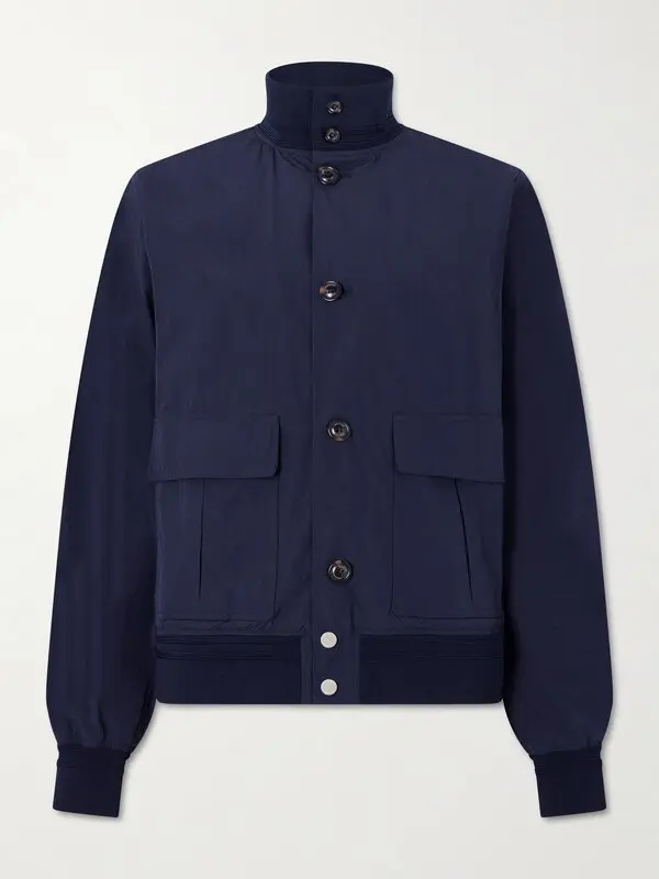 VALSTAR Valstarino Shell Bomber Jacket - Blue