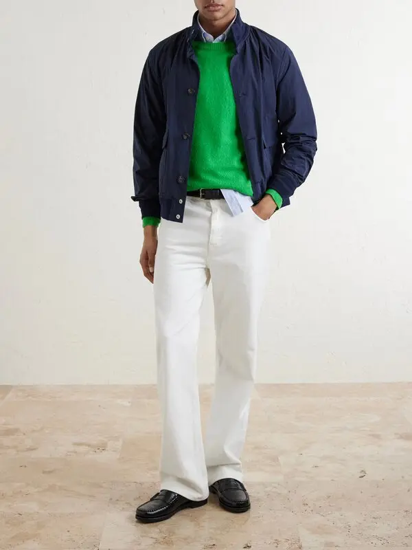 VALSTAR Valstarino Shell Bomber Jacket - Blue