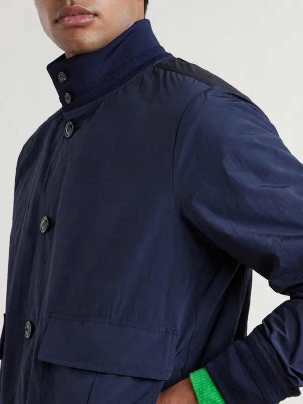 VALSTAR Valstarino Shell Bomber Jacket - Blue