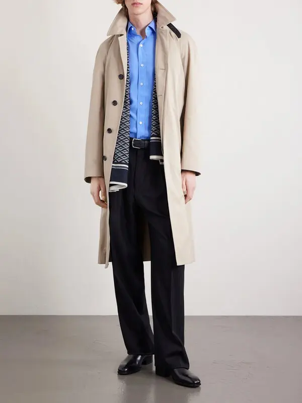 TOM FORD Silk-charmeuse Shirt - Blue