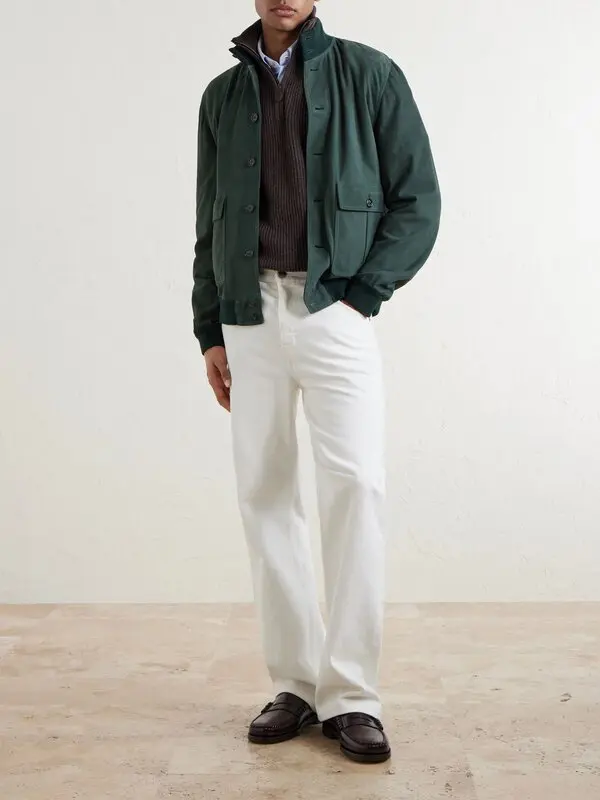 VALSTAR Valstarino Suede Jacket - Green