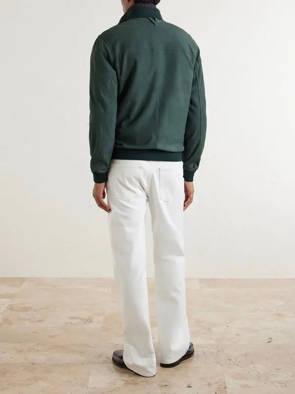 VALSTAR Valstarino Suede Jacket - Green