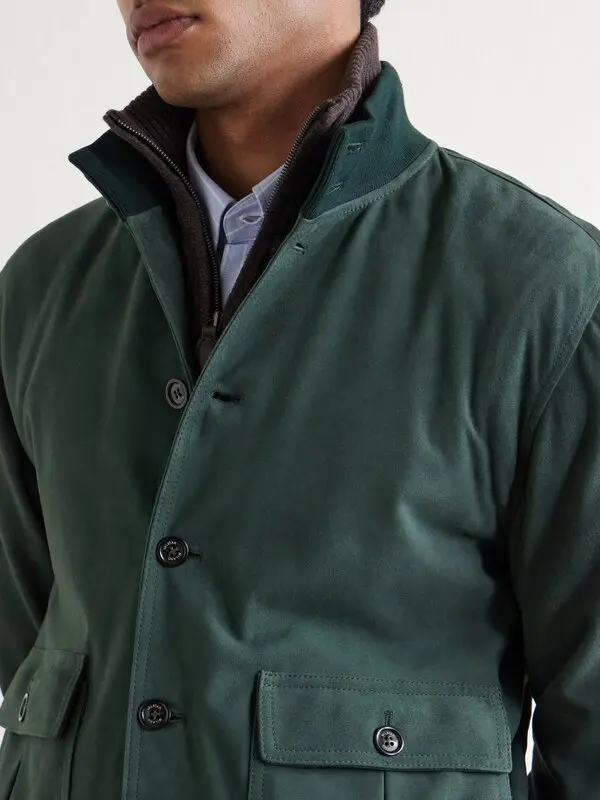 VALSTAR Valstarino Suede Jacket - Green