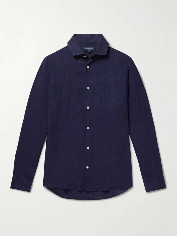 Frescobol Carioca Antonio Linen Shirt