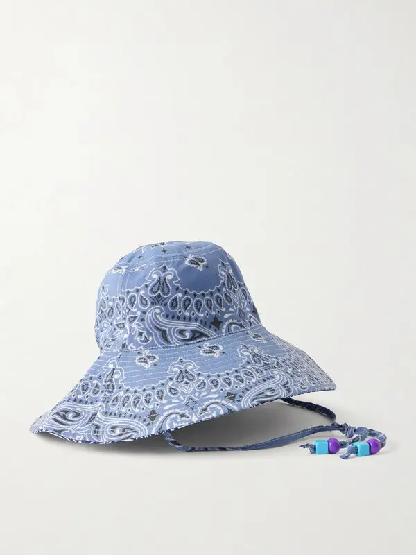 CALL IT BY YOUR NAME Capeline Reversible Bucket Hat - Blue