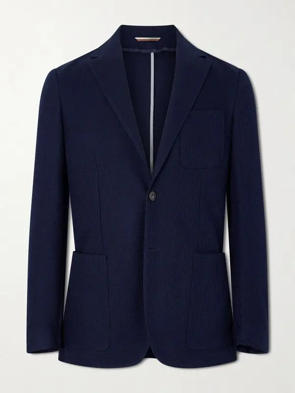 Canali Textured Cotton Blazer