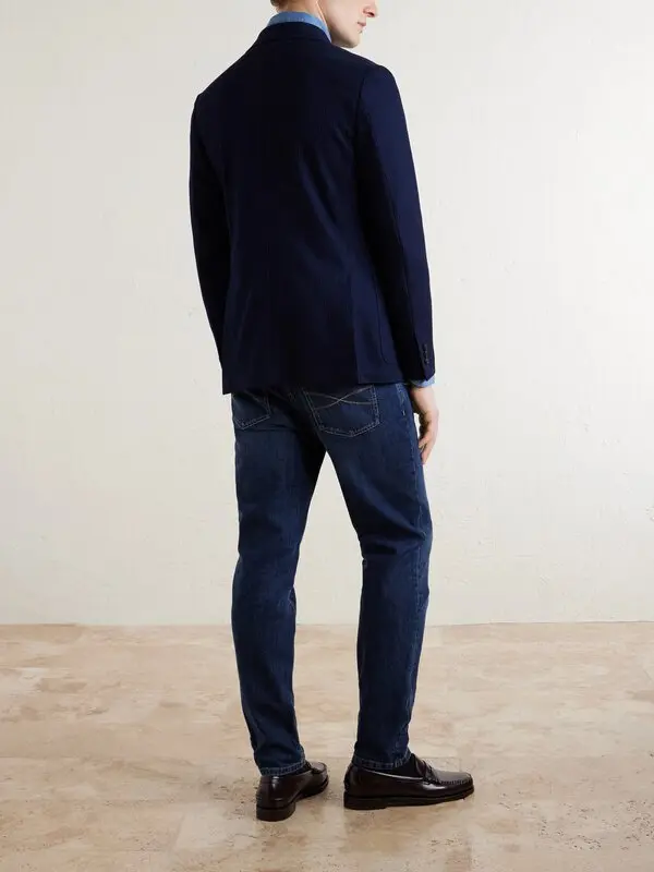 Canali Textured Cotton Blazer