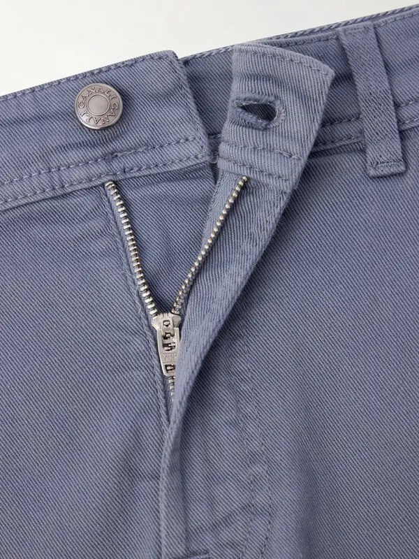Canali Straight-leg Stretch Jeans - Blue