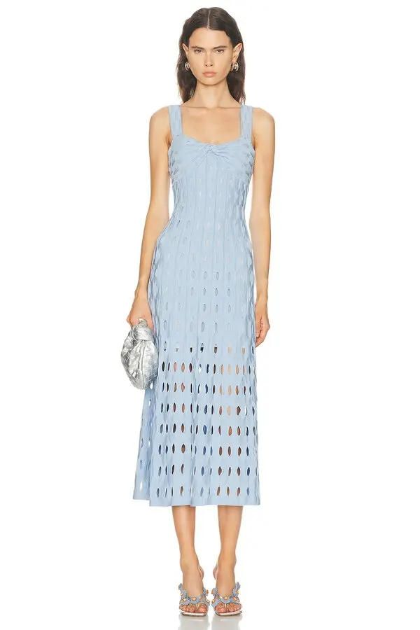 Simkhai Christina Midi Dress - Tidepool