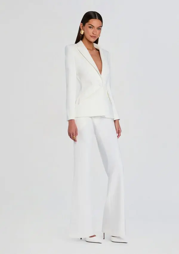 SANS FAFF Pin Tuck Palazzo Pants