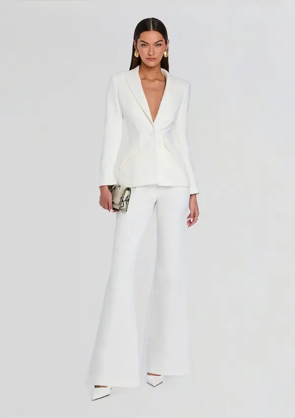 SANS FAFF Pin Tuck Palazzo Pants