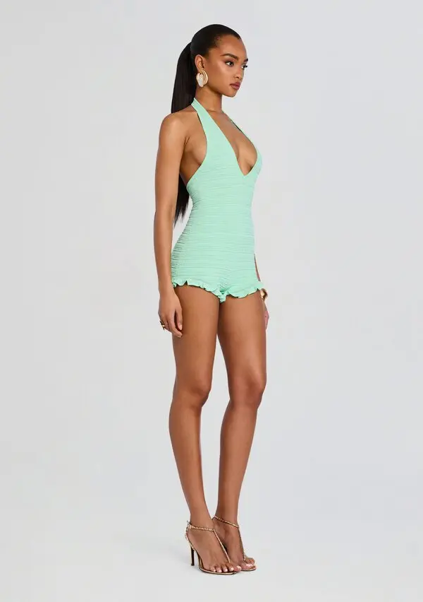 Retrofete Kath Rib Knit Romper