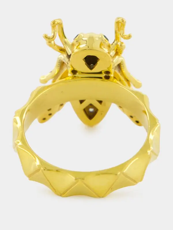 Begum Khan Plated Baby Bee Pinky Ring