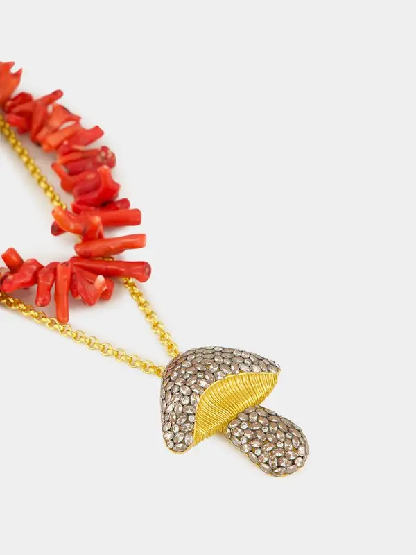 Begum Khan Mega Magic Anacapri Gold-plated Necklace