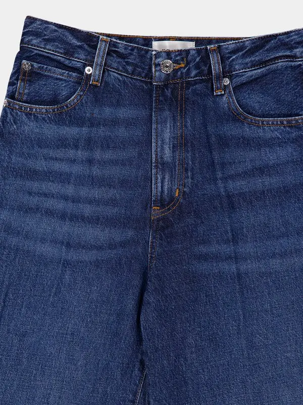FRAME Headliner Slice Flare Denim Jeans - Blue