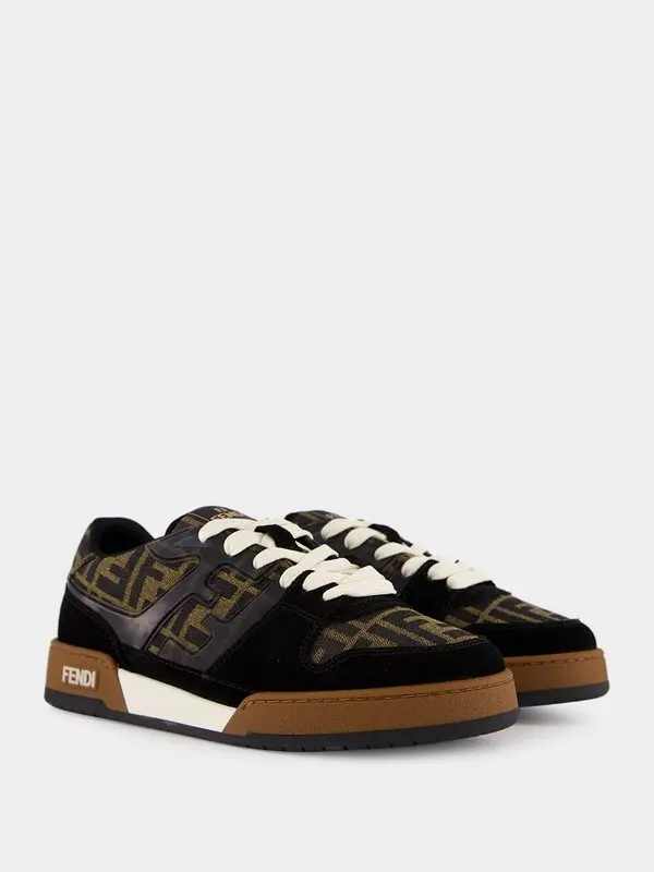 Fendi Match Sneakers - Brown