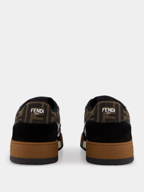 Fendi Match Sneakers - Brown