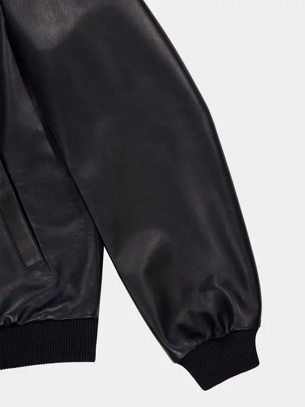 Prada Nappa Leather Bomber Jacket